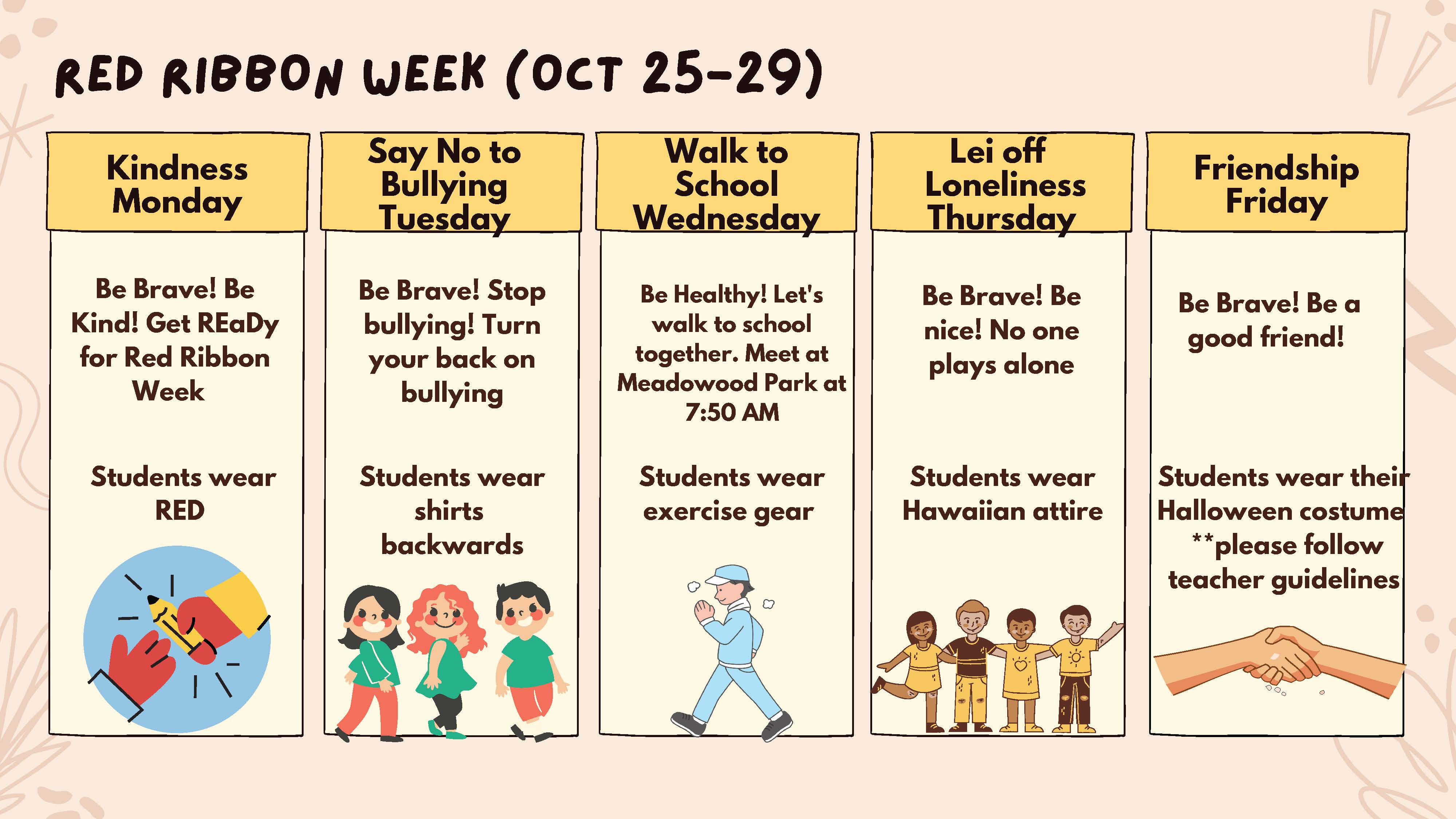 Red Ribbon Week! | Canyon View Elementary