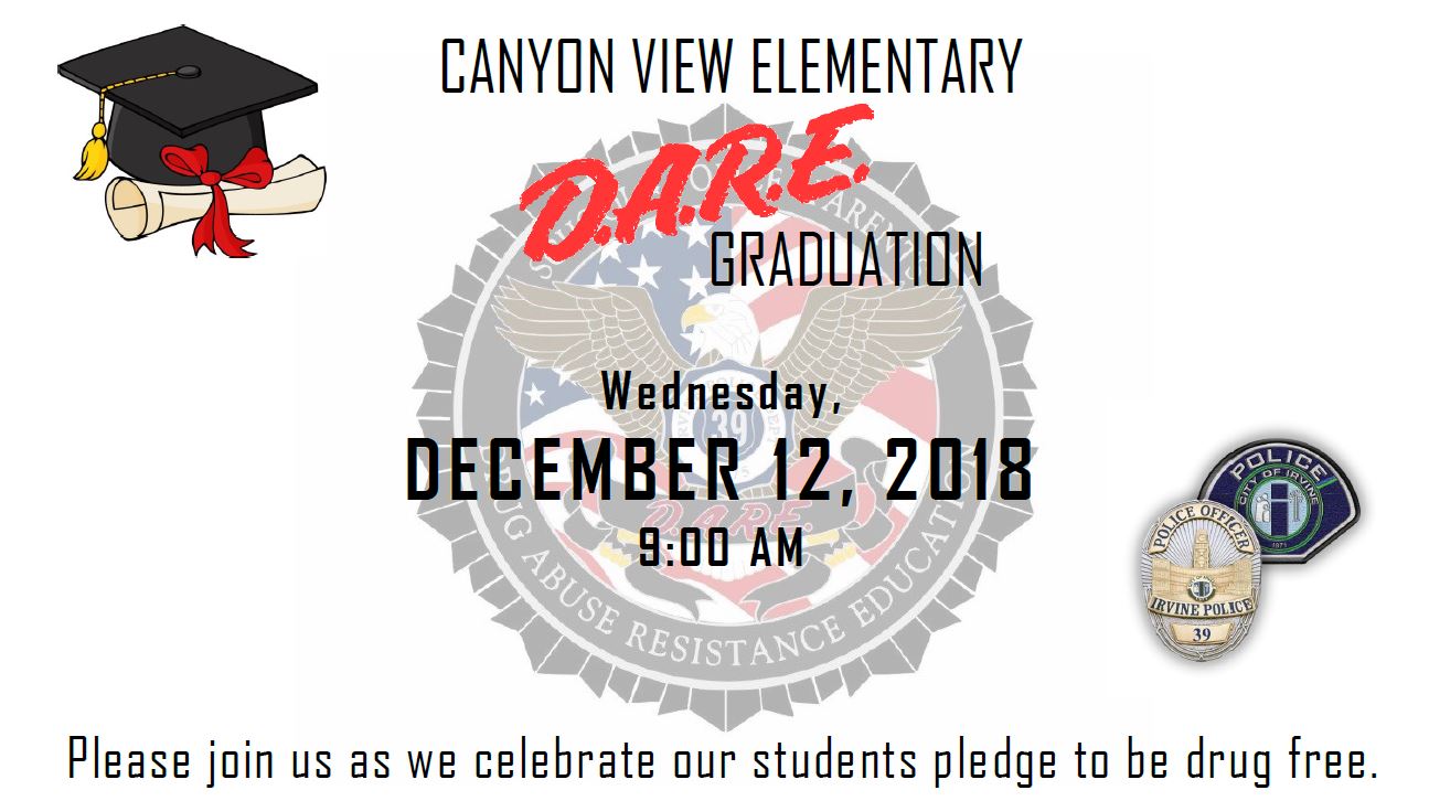6th Grade DARE Graduation | Canyon View Elementary